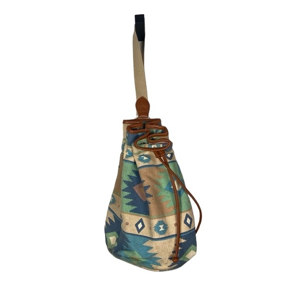 Express | Bags | Vintage Express Southwest Pattern Bucket Sling Bag ...